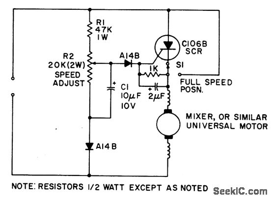 UNIVERSAL_MOTOR_SPEED_CONTROL_WITH_LOAD_DEPENDENT_FEEDBACK（FOR_MIXER，SEWING_MACHINE，ETC ...