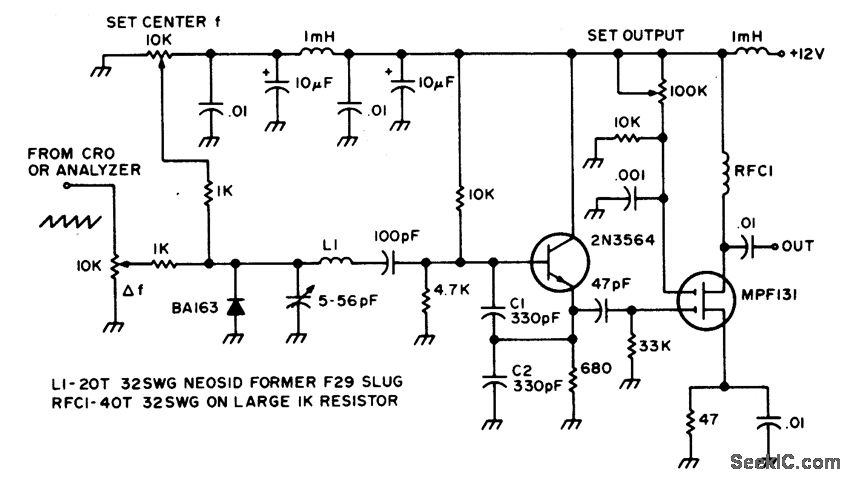 107_MHz_SWEEP_GENERATOR - Signal_Processing - Circuit Diagram - SeekIC.com