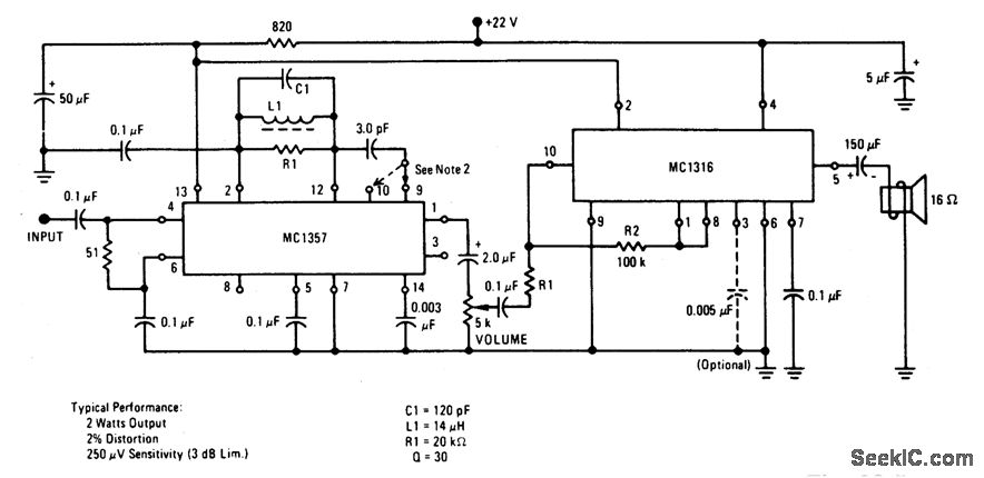 TV_SOUND_IF_OR_FM_IF_AMPLIFIER_WITH_QUADRATURE_DETECTOR - Amplifier_Circuit - Circuit Diagram ...