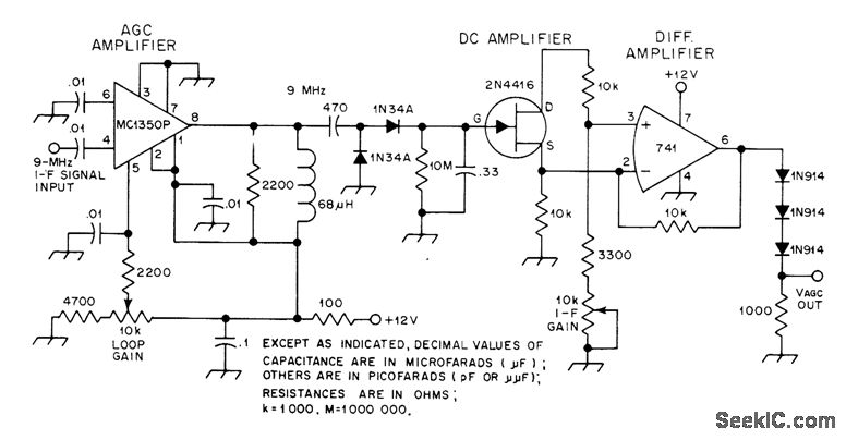 AGC_LOOP_FOR_MOSFETS - Basic_Circuit - Circuit Diagram - SeekIC.com