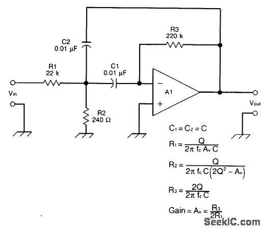 Bandpass Filter: Multiple Feedback Bandpass Filter Bandpass Filter: Multiple Feedback Bandpass Filter