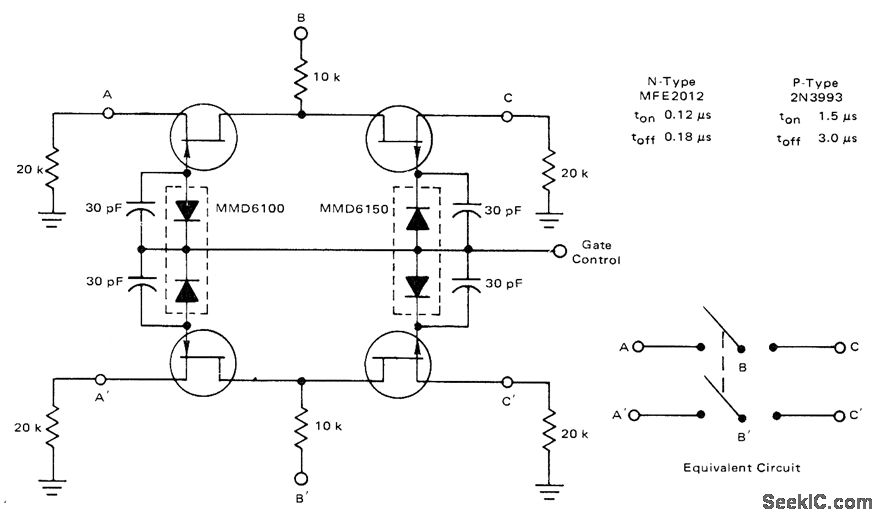DPDT_FET - Basic_Circuit - Circuit Diagram - SeekIC.com