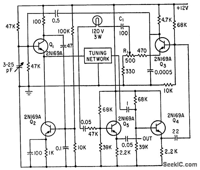 RESISTANCE_CONTROLLED_OSCILLATOR - Noise_Generator - Signal_Processing - Circuit Diagram ...
