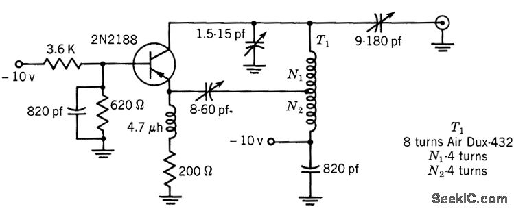 60_MC_COMMON_BASE_1_ - Oscillator_Circuit - Signal_Processing - Circuit Diagram - SeekIC.com