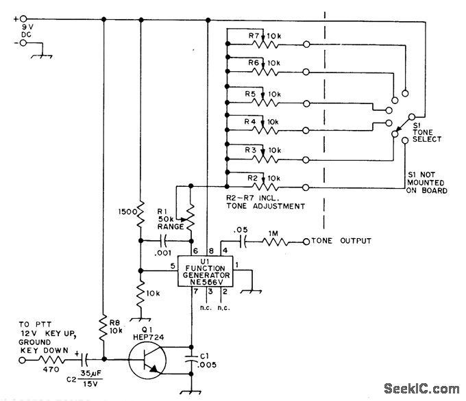 SIX_ACCESS_TONES - Basic_Circuit - Circuit Diagram - SeekIC.com SIX_ACCESS_TONES - Basic_Circuit - Circuit Diagram - SeekIC.com