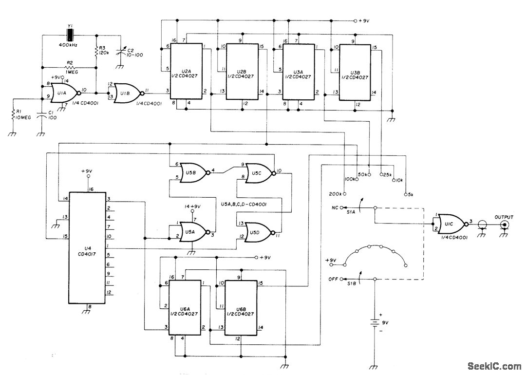 FIVE_MARKER_STANDARD - Signal_Processing - Circuit Diagram - SeekIC.com