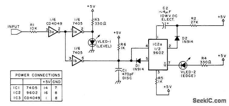 CMOS_LOGIC_PROBE - Basic_Circuit - Circuit Diagram - SeekIC.com CMOS_LOGIC_PROBE - Basic_Circuit - Circuit Diagram - SeekIC.com