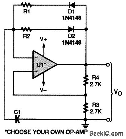 ARBITRARY_DUTY_CYCLE_SQUARE_WAVE_OSCILLATOR - Signal_Processing - Circuit Diagram - SeekIC.com