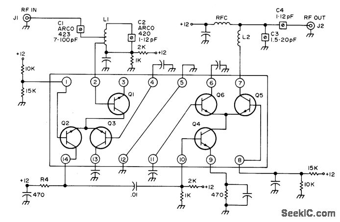 2_METER_IC_RF_AMPLIFIER_ - Amplifier_Circuit - Circuit Diagram - SeekIC.com