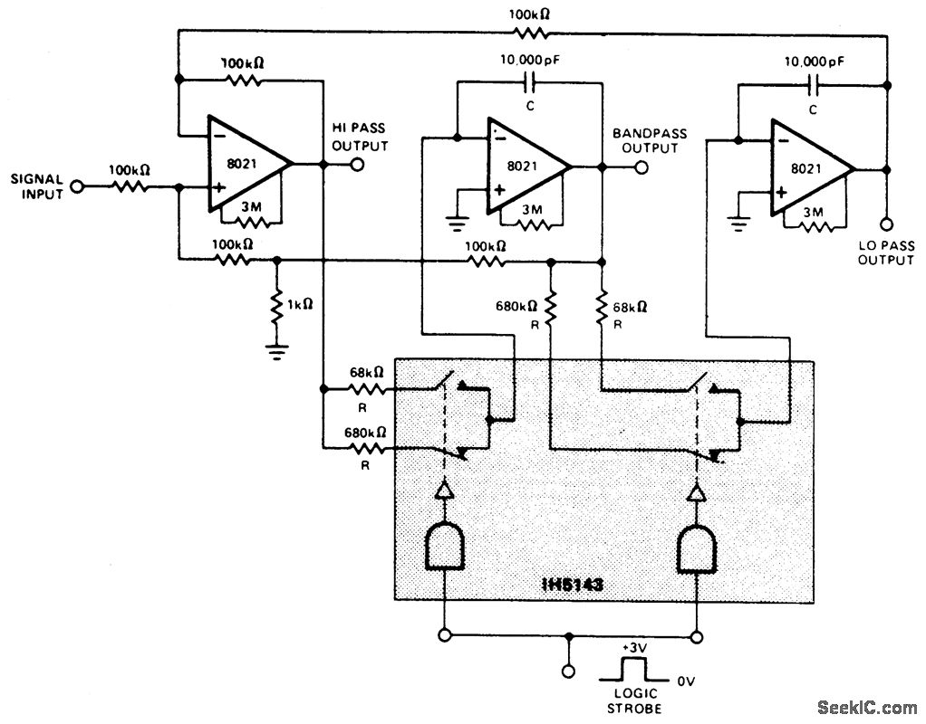 DIGITALLT_TUNED_LOW_POWER_ACTIVE_FILTER - Filter_Circuit - Basic_Circuit - Circuit Diagram ...
