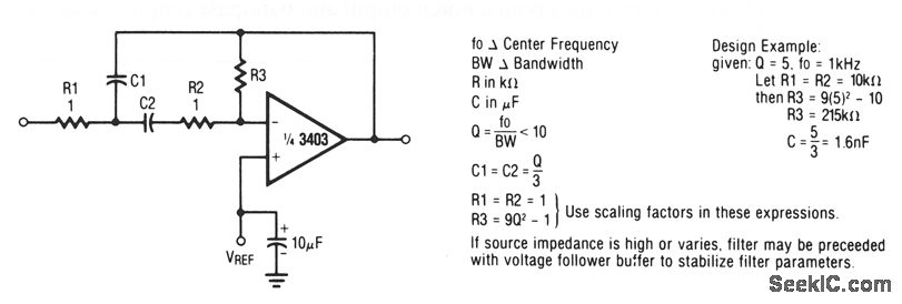 Bandpass Filter: Multiple Feedback Bandpass Filter Bandpass Filter: Multiple Feedback Bandpass Filter