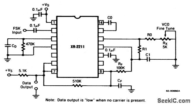 Fsk Decoding With Carrier Detect Electrical Equipment Circuit Circuit Diagram