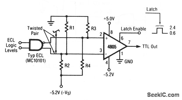 Ecl To Ttl Translator Basic Circuit Circuit Diagram