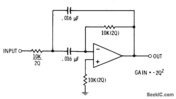 Bandpass Filter: Multiple Feedback Bandpass Filter Bandpass Filter: Multiple Feedback Bandpass Filter