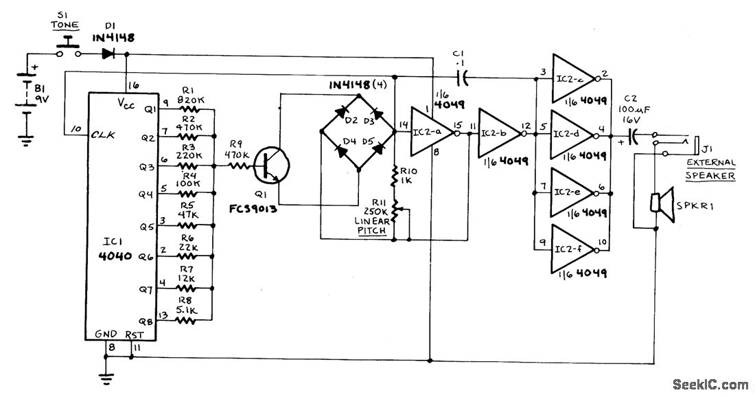 SOUND_EFFECTS_GENERATOR_1 - Signal_Processing - Circuit Diagram - SeekIC.com
