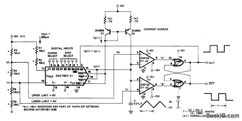 EXPONENTIAL_DIGITALLY_CONTROLLED_OSCILLATOR - Oscillator_Circuit - Signal_Processing - Circuit ...