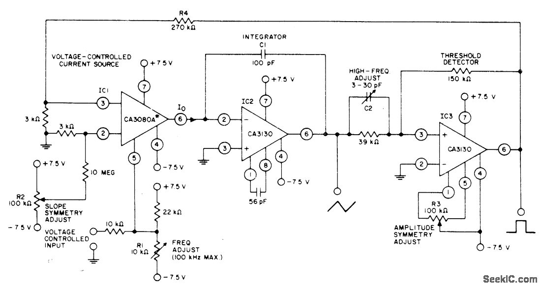 SINE_SQUARE_TRIANGLE_AT_3_5_V - Basic_Circuit - Circuit Diagram - SeekIC.com