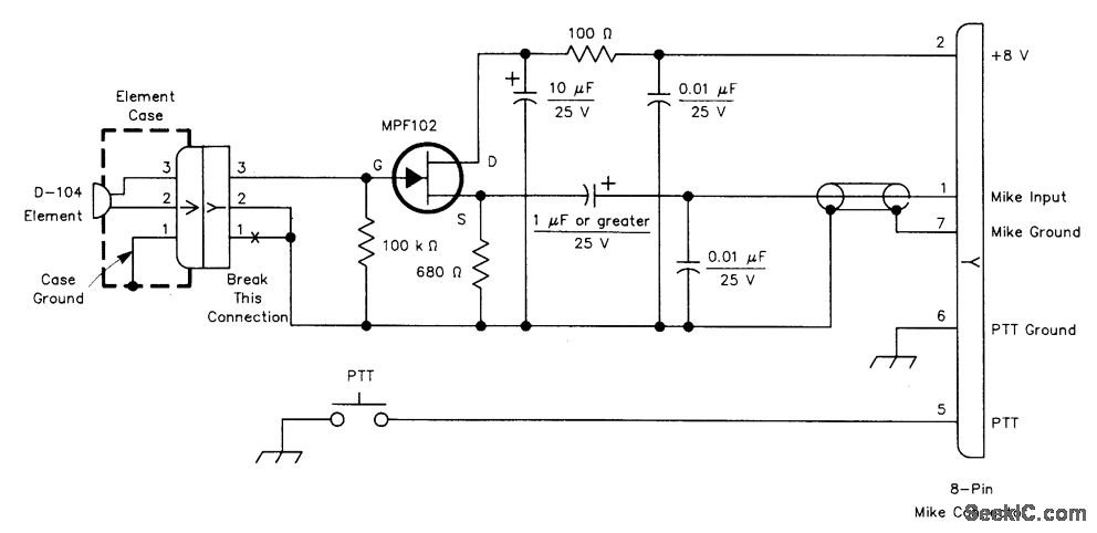MICROPHONE_PREAMP_ - Amplifier_Circuit - Circuit Diagram - SeekIC.com MICROPHONE_PREAMP_ - Amplifier_Circuit - Circuit Diagram - SeekIC.com