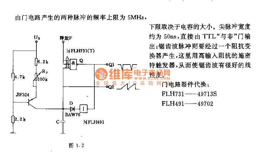 The pulse generator circuit with sharp pulse and sawtooth pulse - Pulse_Signal_Generator ...
