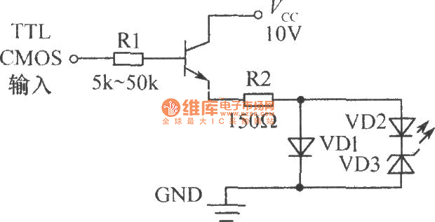 Two alternating flashing LED light controlled by digital IC - LED_and ... Two alternating flashing LED light controlled by digital IC - LED_and ...