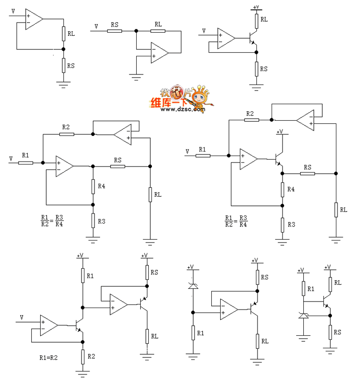 Several Vi Transformation And Constant Current Source Circuits Power Supply Circuit Circuit