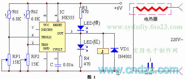 Temperature control circuit composed of NE555 - Control_Circuit ... Temperature control circuit composed of NE555 - Control_Circuit ...