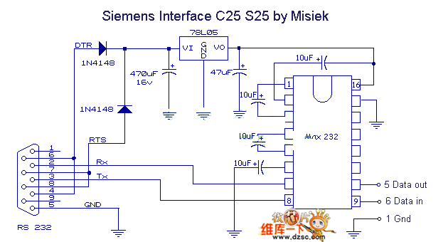 51 SCM and PC serial port MAX232 circuit diagram - Amplifier_Circuit ... 51 SCM and PC serial port MAX232 circuit diagram - Amplifier_Circuit ...