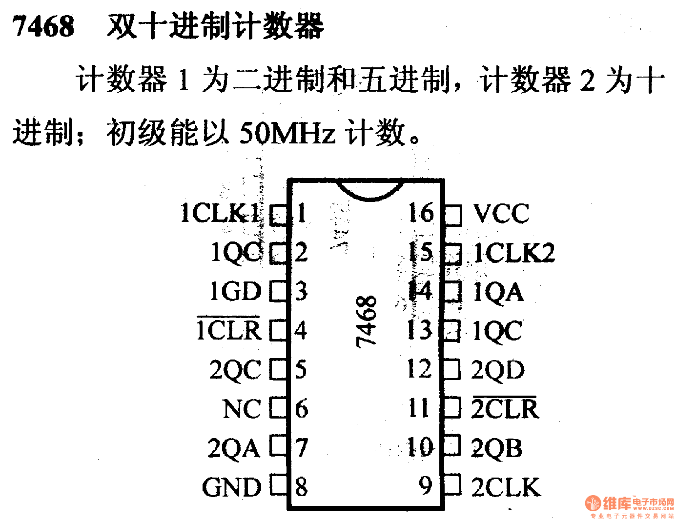 74 series digital circuit of 7468 dual decade counter - Basic_Circuit ... 74 series digital circuit of 7468 dual decade counter - Basic_Circuit ...