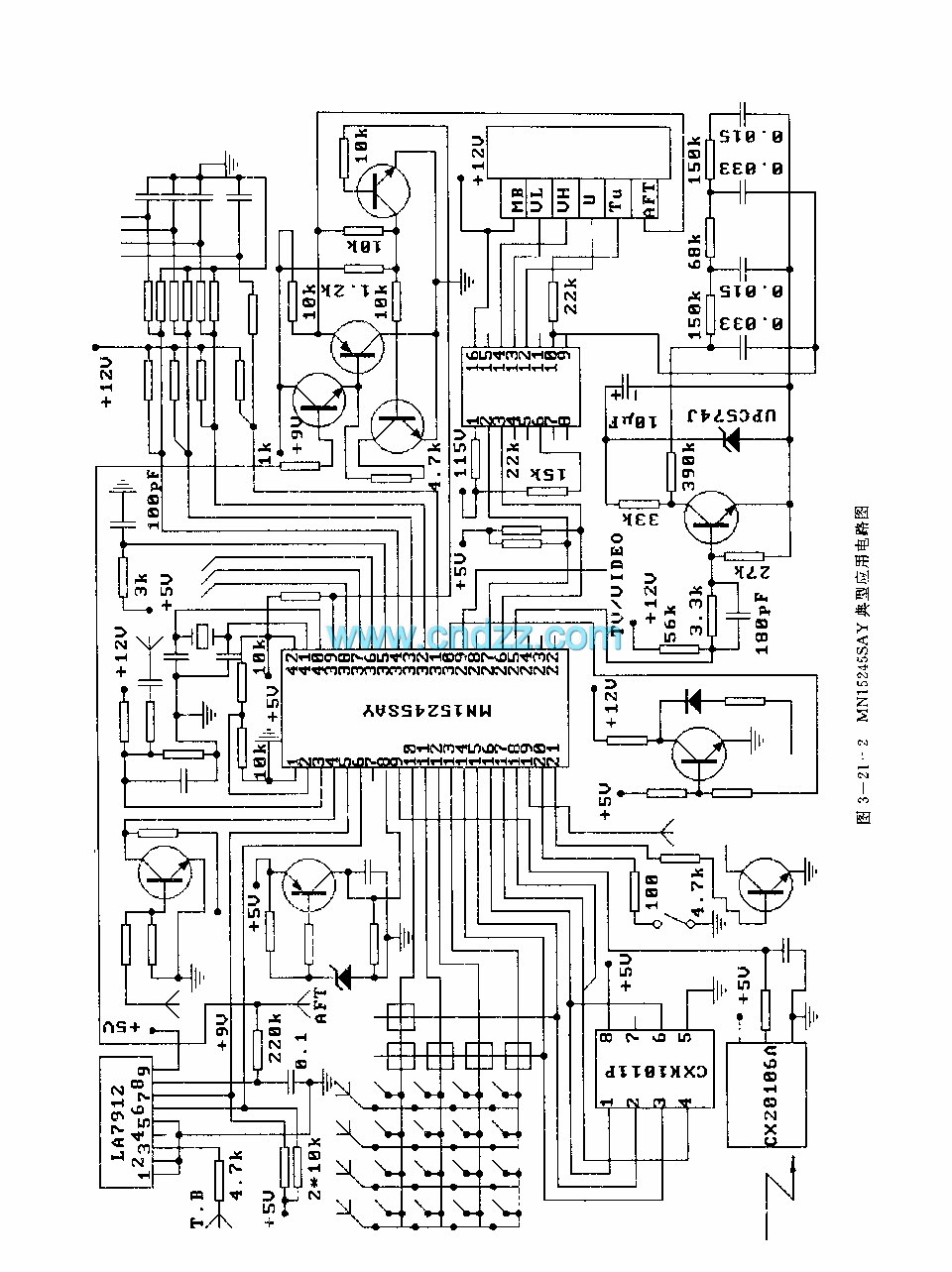 MNl5245SAY (TV) remote microprocessor - Remote_Control_Circuit ... MNl5245SAY (TV) remote microprocessor - Remote_Control_Circuit ...