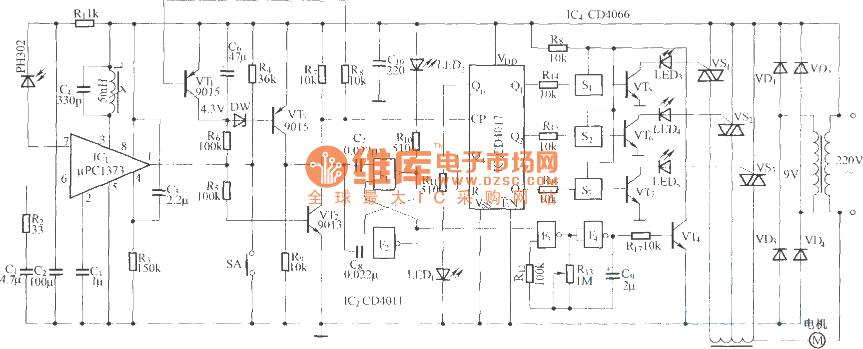 Remote electric fan circuit diagram - Remote_Control_Circuit - Circuit ... Remote electric fan circuit diagram - Remote_Control_Circuit - Circuit ...