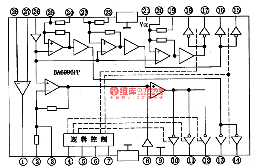 BA6996FP-the Intergrated Circuit of the Servo drive - Audio_Circuit - Circuit Diagram - SeekIC.com
