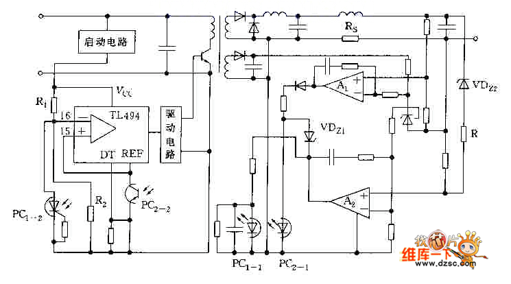 Combination Protection Circuit Of Constant Current Current Limiting Circuit And Disconnection