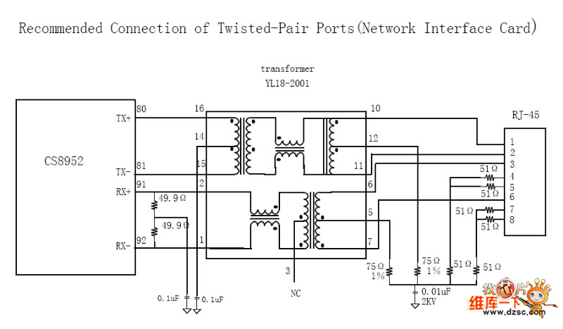 CS8952 Ethernet network interface circuit - Amplifier_Circuit - Circuit ... CS8952 Ethernet network interface circuit - Amplifier_Circuit - Circuit ...