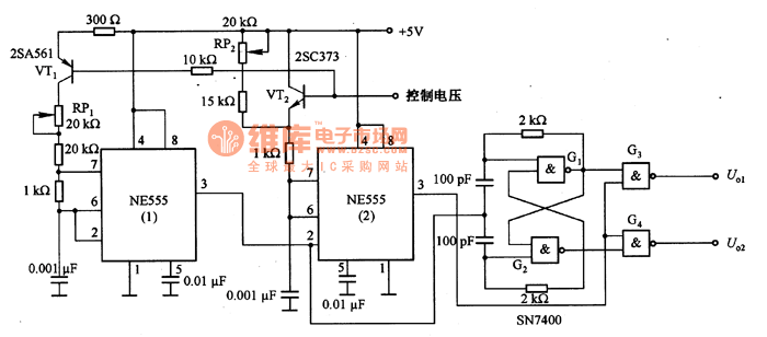 Pulse Width Modulation Circuit of NE555 - Basic_Circuit - Circuit ... Pulse Width Modulation Circuit of NE555 - Basic_Circuit - Circuit ...
