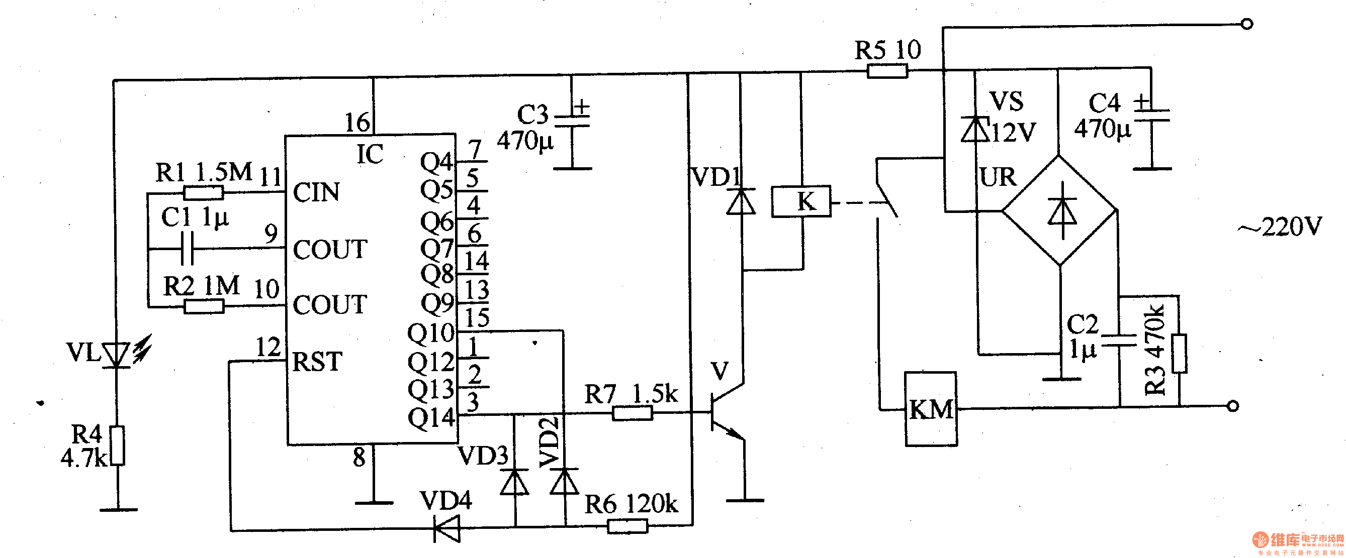 Intermittent Controller The 1st Protection Circuit Control