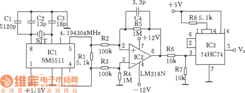 Precise second-pulse signal generator circuit - Automotive_Circuit - Circuit Diagram - SeekIC.com