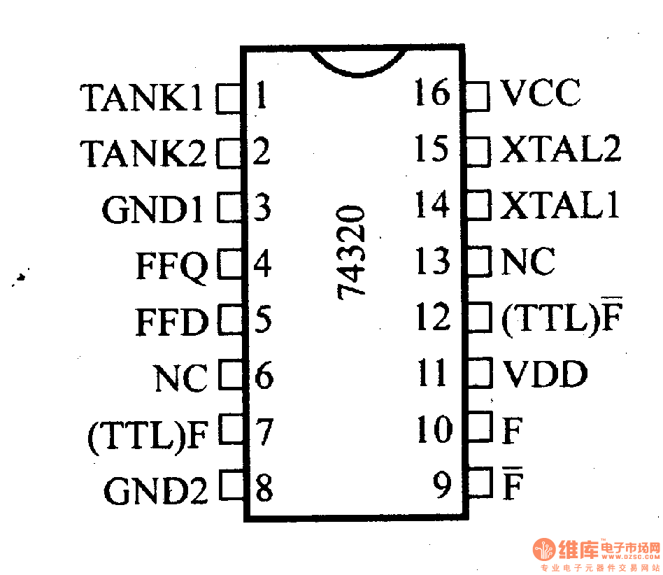 74 Series digital circuit of 74LS320 crystal-controlled oscillator ... 74 Series digital circuit of 74LS320 crystal-controlled oscillator ...