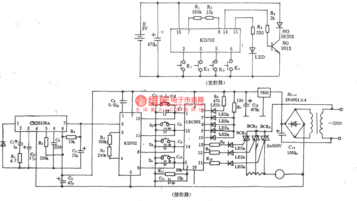 Electric fan infrared remote control circuit (3) - Remote_Control ... Electric fan infrared remote control circuit (3) - Remote_Control ...