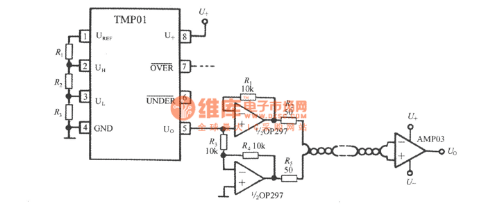 Using twisted pair to transmit temperature signal (low power programmable integrated temperature ...