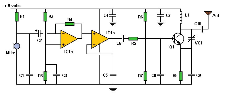 An low power FM Transmitter - Signal_Processing - Circuit Diagram ... An low power FM Transmitter - Signal_Processing - Circuit Diagram ...