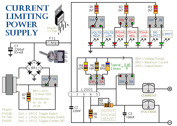 Current Limiting Power Supply - Power_Supply_Circuit - Circuit Diagram - SeekIC.com