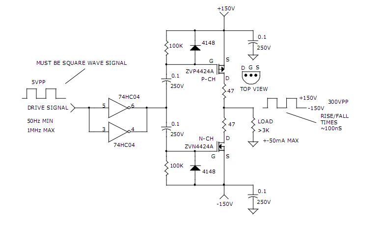 300-V PEAK TO PEAK SIGNAL GENERATOR - Signal_Processing - Circuit Diagram - SeekIC.com