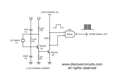 VERY LOW POWER GATED CRYSTAL OSCILLATORS - Signal_Processing - Circuit Diagram - SeekIC.com