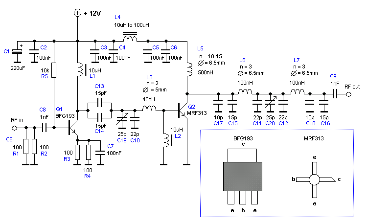 1.5W VHF Amplifier - Amplifier_Circuit - Circuit Diagram - SeekIC.com