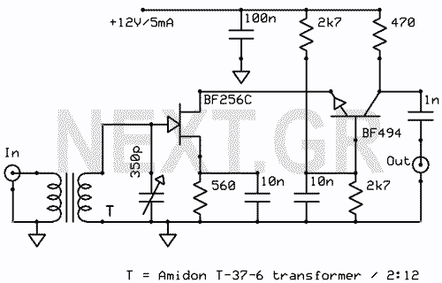 Active Antenna for 10 to 30 MHz - Electrical_Equipment_Circuit - Circuit Diagram - SeekIC.com