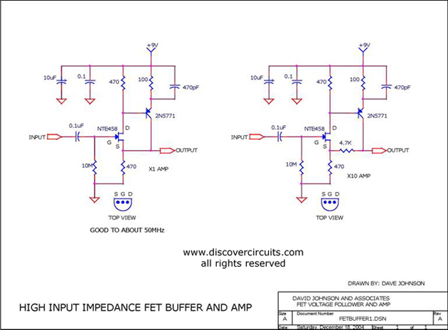 High Input Impedance Amplifier High Input Impedance Amplifier