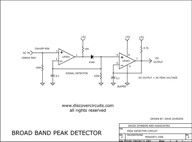 PRECISION AC PEAK DETECTOR - Basic_Circuit - Circuit Diagram - SeekIC.com PRECISION AC PEAK DETECTOR - Basic_Circuit - Circuit Diagram - SeekIC.com