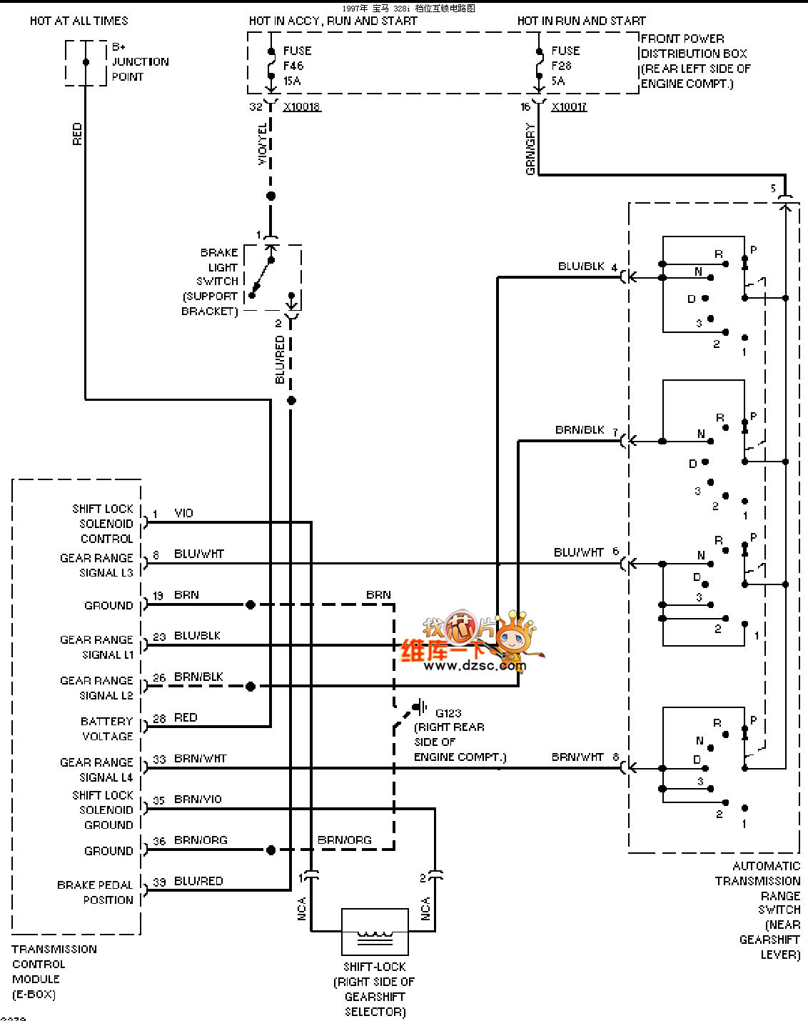 BMW 97 328 I gear interlock circuit diagram - Wireless_Transmitter ... BMW 97 328 I gear interlock circuit diagram - Wireless_Transmitter ...