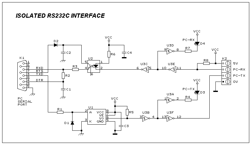 RS232C INTERFACE - Basic_Circuit - Circuit Diagram - SeekIC.com RS232C INTERFACE - Basic_Circuit - Circuit Diagram - SeekIC.com