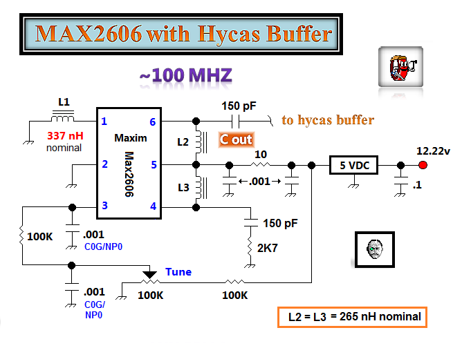 Hybrid Cascode Buffer Signal Processing Circuit Diagram